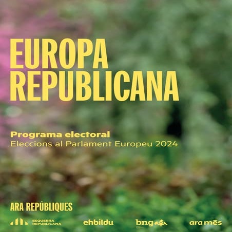 Programa ERC Elecciones Europeas para el 9J | PDF