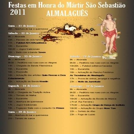 Programa das Festas | PDF