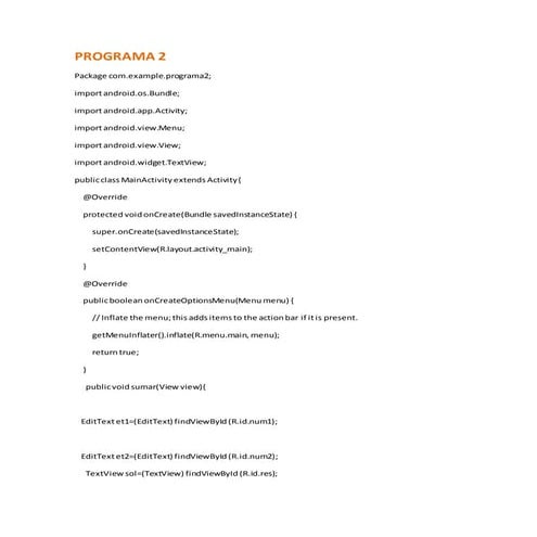 Programa 2 | DOCX