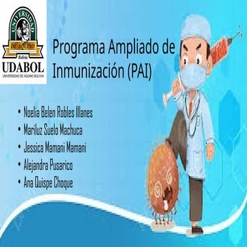 Programa nacional de inmunizaciones en chile | PDF