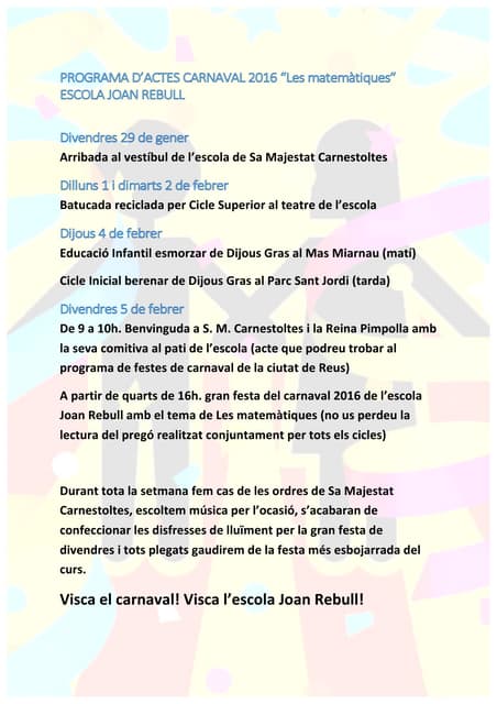 Programa Nadal 2016/17 | PPT