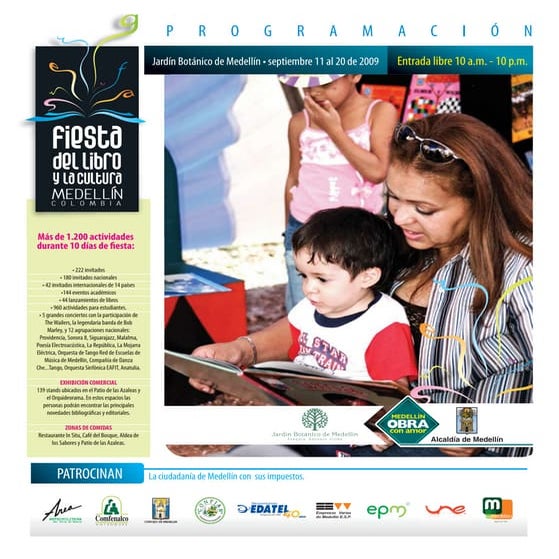 ProgramacióN Fiesta Del Libro Y La Cultura Med 09 B | PDF | Books and Literature
