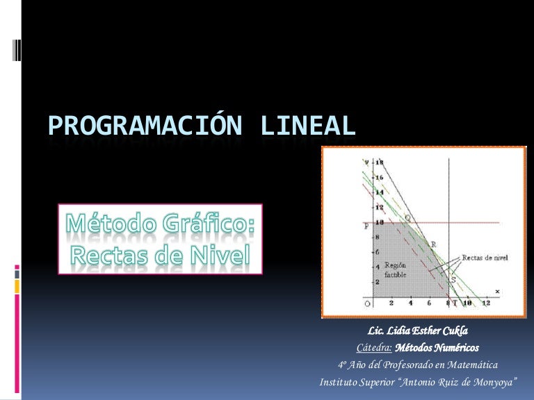 Programacion Lineal