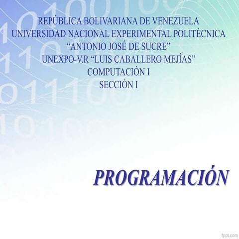 Niveles de programacion | PPTX