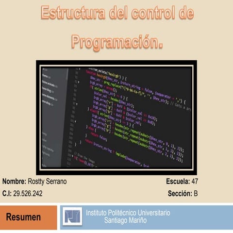 Programación estructurada Resumen | PPSX