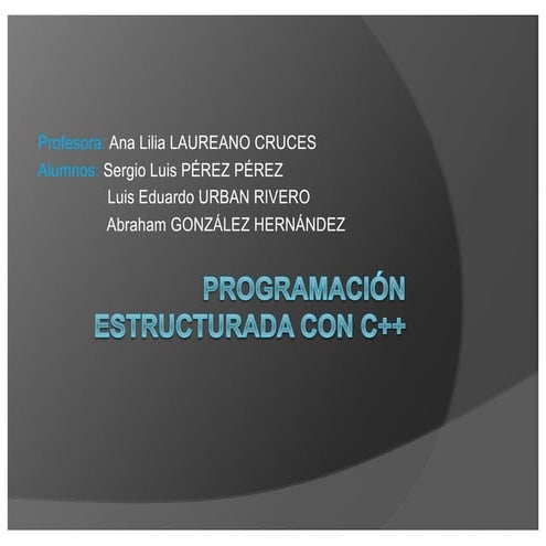 Programacion estructurada en C+fffffffffffrr | PDF