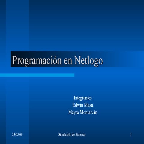 Programacion Netlogo | PPT | Programming Languages | Computing