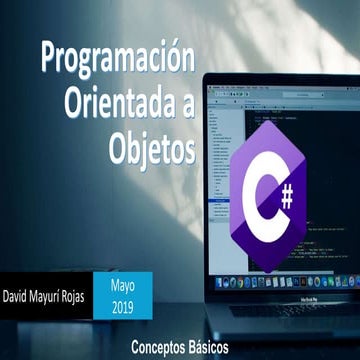Programacion Orientada A Objetos C Sharp Ppt