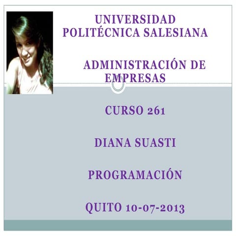 menu de programas | PPTX | Computing | Technology & Computing