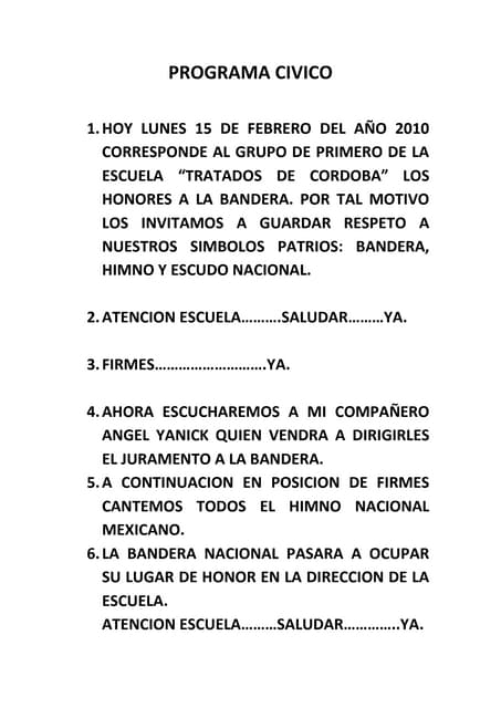 Programa civico | PDF