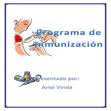 Programa de inmunizacion | PDF