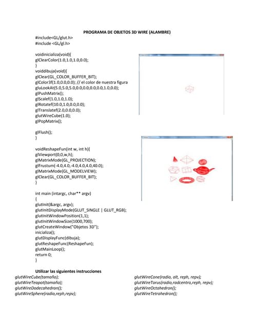 computer graphics at openGL | DOCX