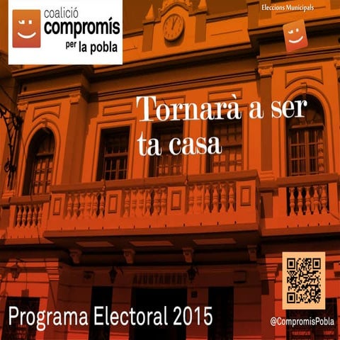 Programa electoral 2015 la pobla de vallbona | PPT