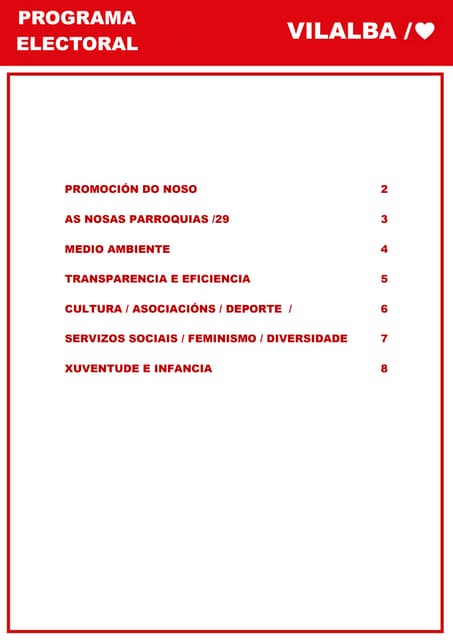 Programa Electoral | PDF