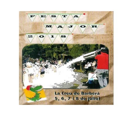 Programa Festa Major Creu de barbera | PDF