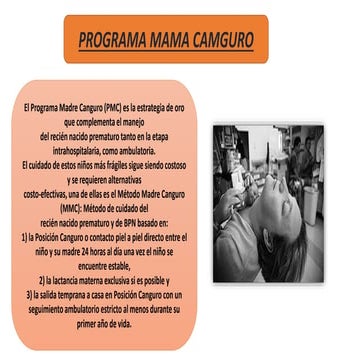 programa mama canguro. obstetricia ciencia de la salud obstetricia | PPTX