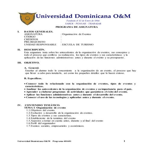 Programa modelo de asignatura | DOCX
