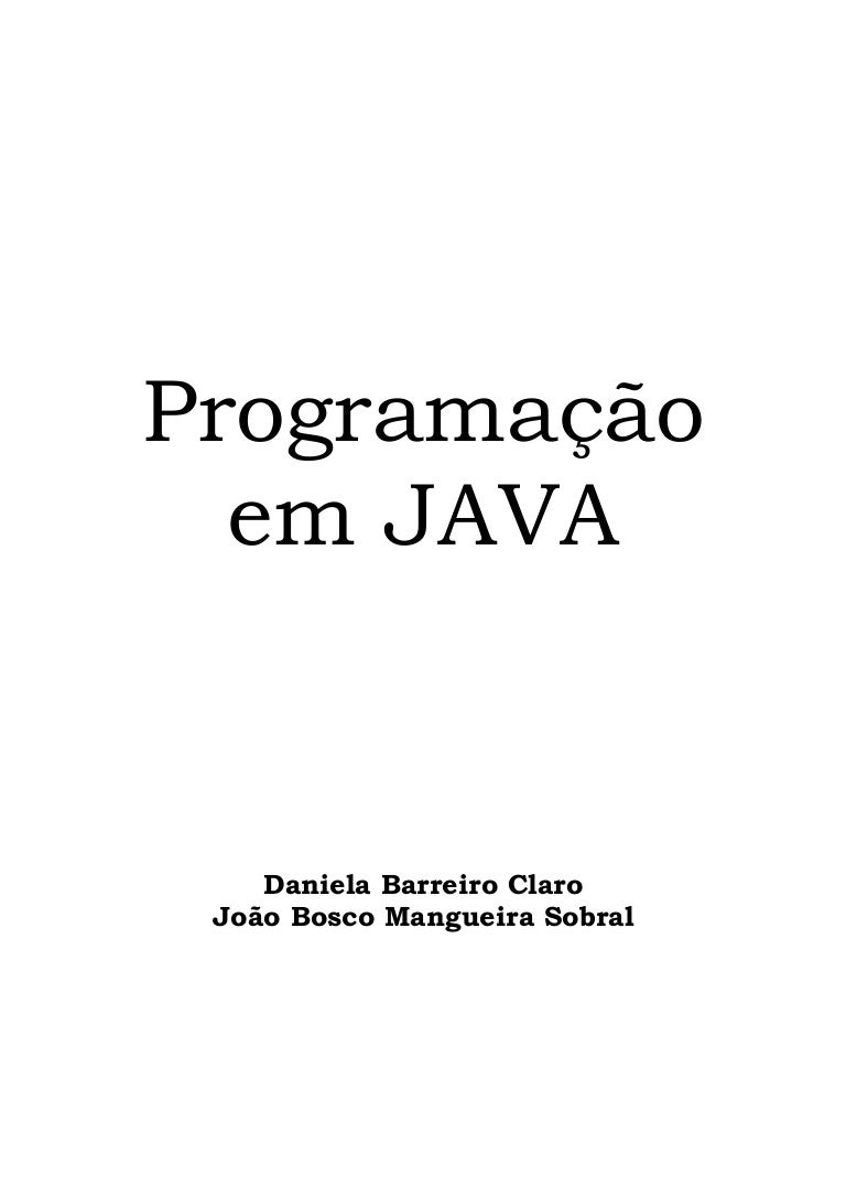 Programando em java