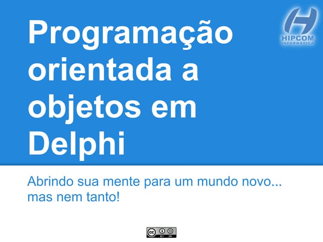 Programação Orientada A Objetos Em Delphi Ppt