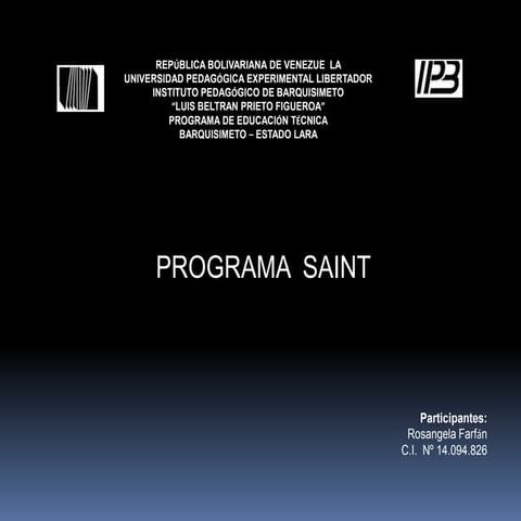 Programa saint contable | PPTX