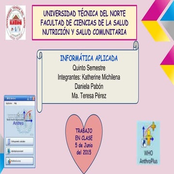 Who anthroplus manual | PDF