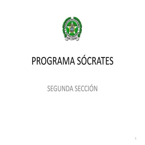 Programa sócrates | PPTX