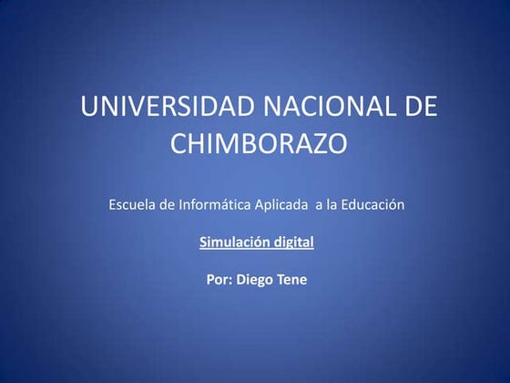 Programas de simulacion | PPTX | Computer Software and Applications | Computing