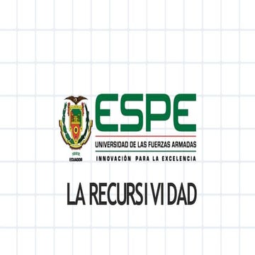 Recursividad directa e indirecta | PPTX