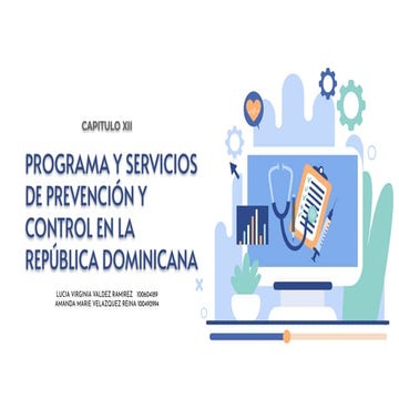 Programas y servicios de prevencion y control en RD | PDF