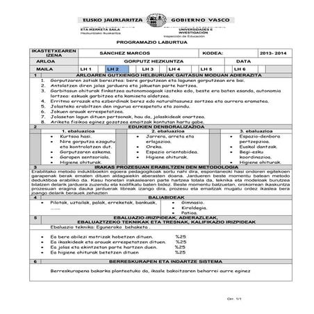 Programazio laburra 2 gh | PDF