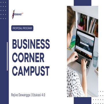 PROGRAM BUSINESS CORNER CAMPUS EDUKASI 4.0 | PDF