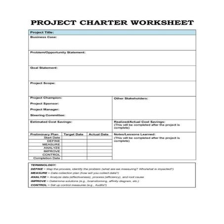 Program charter | DOCX