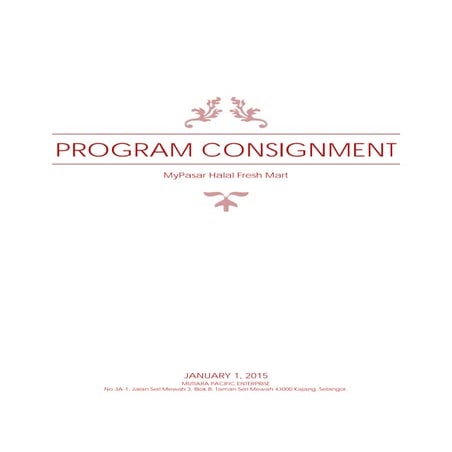 Program consignment | PDF
