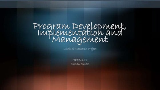 Individualized Education Plan | PPTX