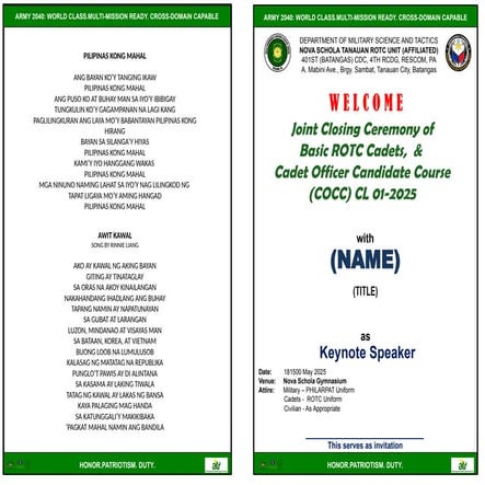 Programe rotc program for the program to | PPTX