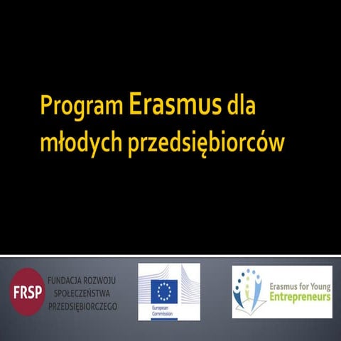 Program Erasmus dla młodych przedsiębiorców | PDF