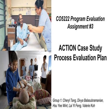 Program evaluation action case study | PPT