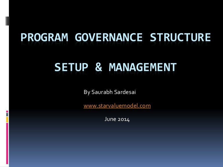 Program Governance Structure program-governance-structure