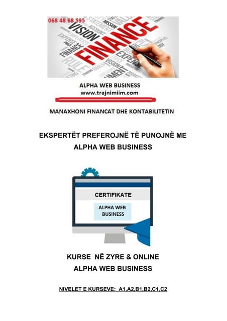 1. Plan Kontabel , ALPHA WEB BUSINESS | PDF