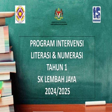 PROGRAM INTERVENSI KURIKULUM TAHUN 1 SKLJ | PDF