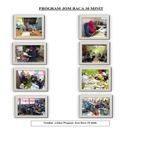 Program jom baca 10 minit | DOCX