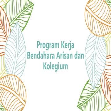 Program Kerja Bendahara Arisan dan Kolegium.pptx