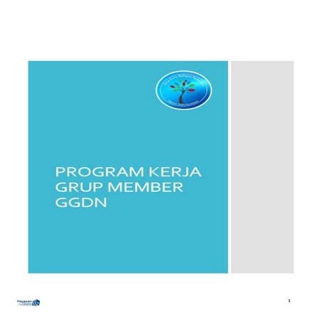 PROGRAM KERJA GRUP MEMBER GGDN | PDF