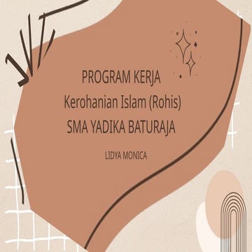 program kerja kerohanian islam (rohis) sma yadika baturaja.pptx
