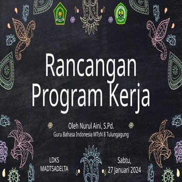 PROGRAM KERJA LDKS 2024 di MTsN 8 Tulungagung | PPTX