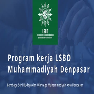 program kerja LSBO.pptx muhammadiyah bali | PPTX