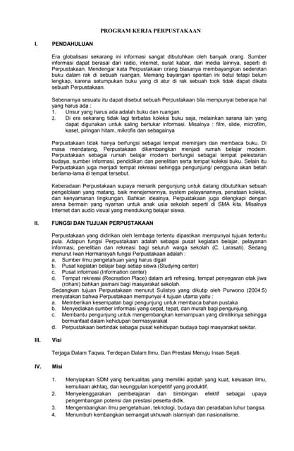 Contoh proposal pengadaan buku perpustakaan | PDF