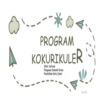 Rancangan Kegiatan Kokurikuler SMP N 1 Karanggede | PPTX
