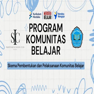 PROGRAM KOMUNITAS BELAJAR SMP NEGERI 3 BANTUR | PDF