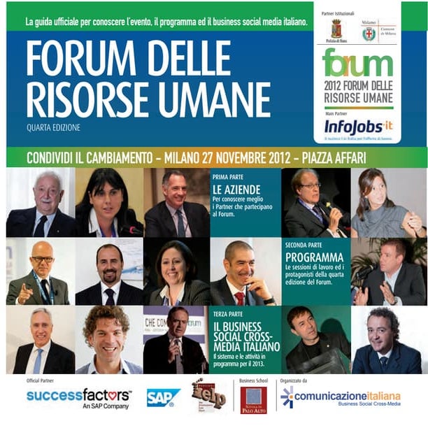 PROGRAMMA FORUM DELLE RISORSE UMANE 2012 | PDF